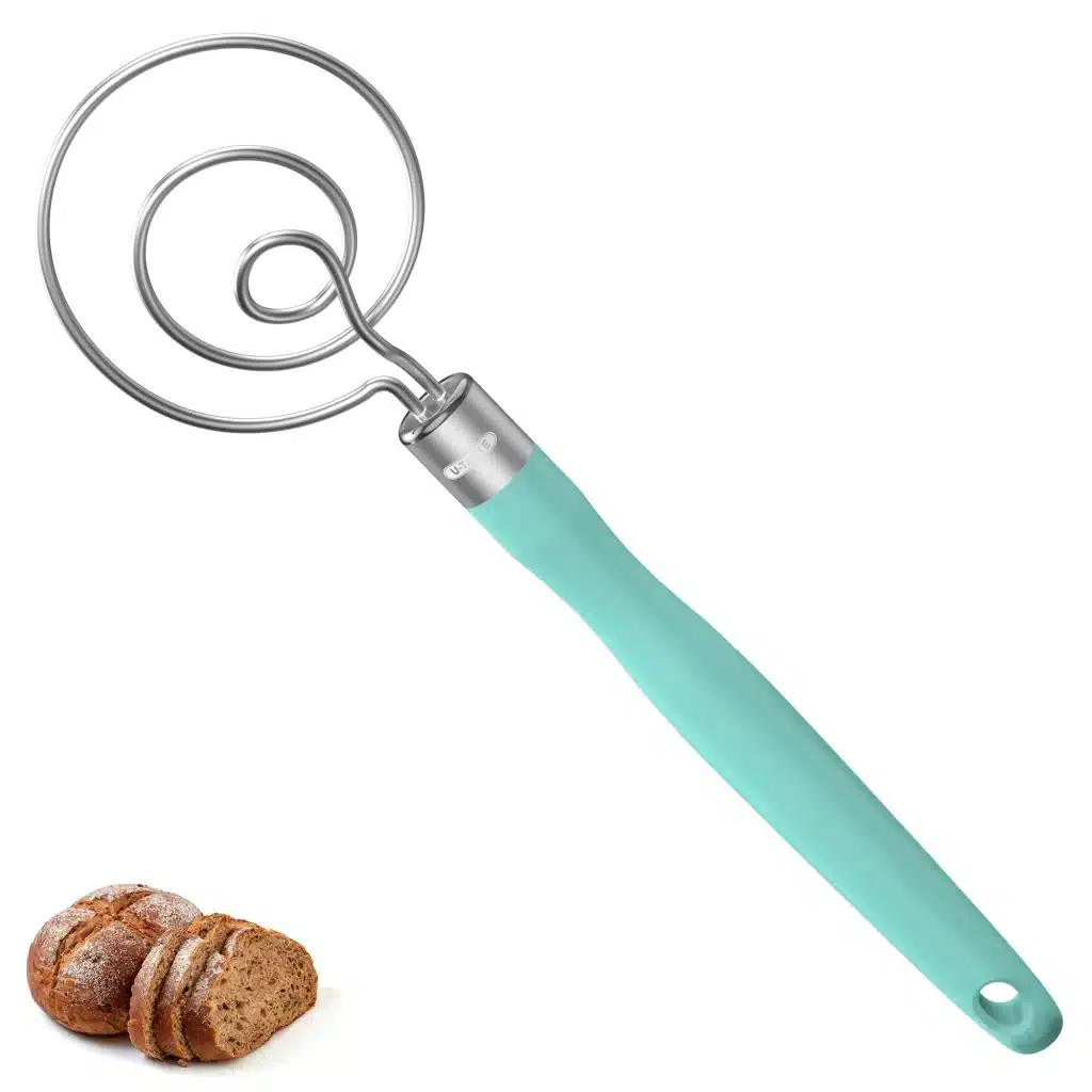 U-Taste 12.6in 18/8 Stainless Steel Danish Dough Whisk - U-Taste